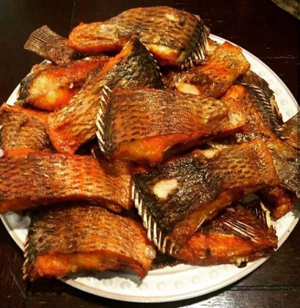 Cut Fried Tilapia Fish With Head | Welcome to African Kitchen Meals